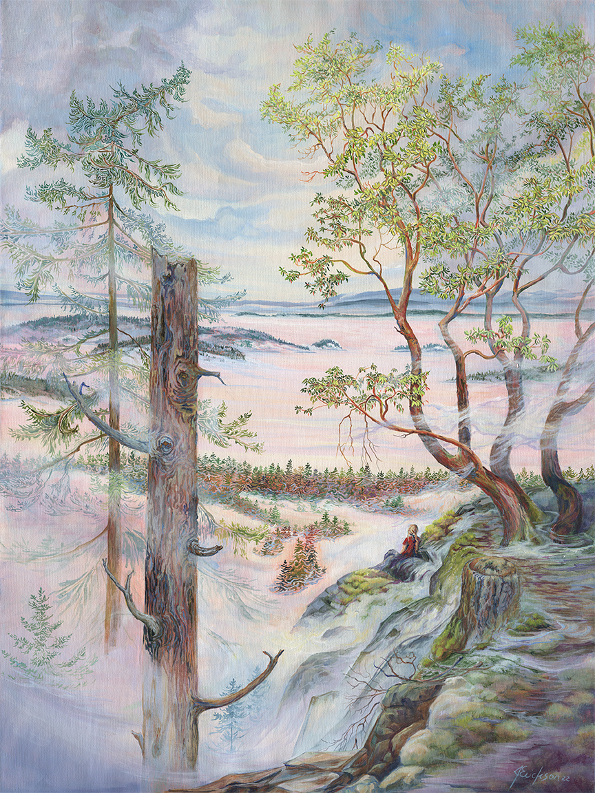 Misty Morning Meditations - Jeanne Erickson Art